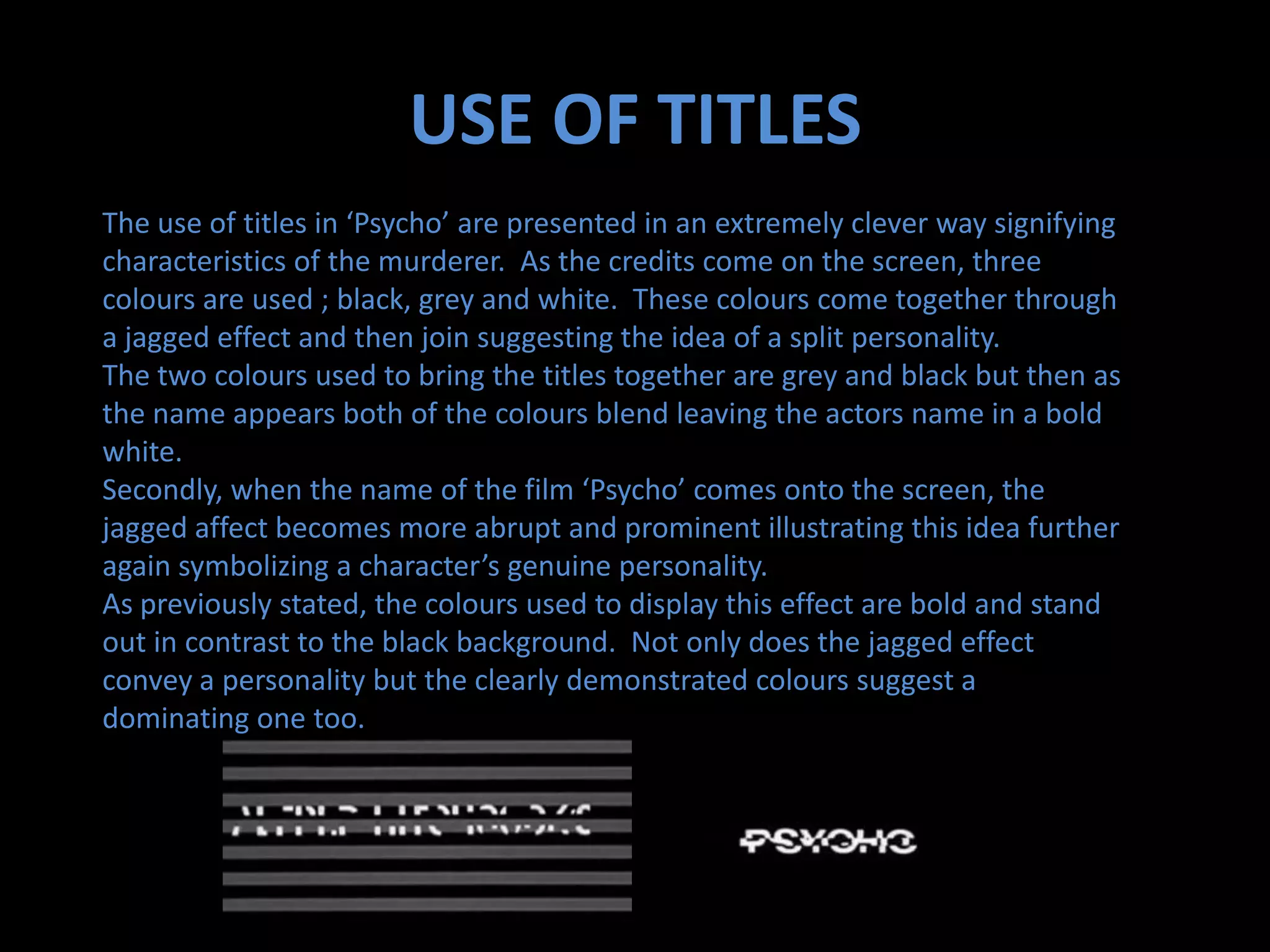 Psycho by Alfred Hitchcock | PPTX