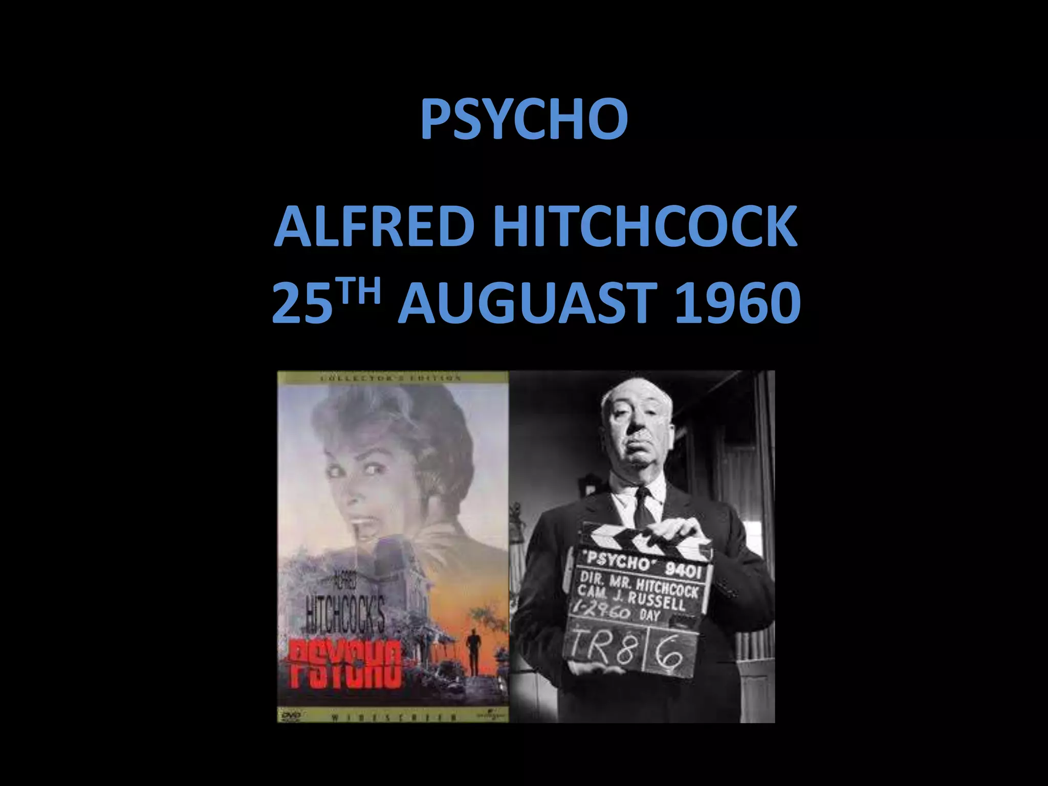Psycho by Alfred Hitchcock | PPT