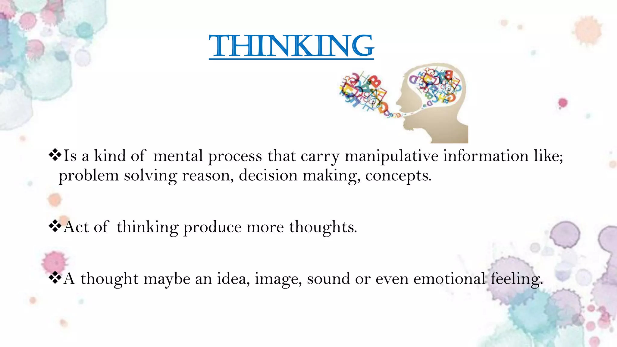 RELATIONSHIP BETWEEN LANGUAGE AND THINKING | PDF