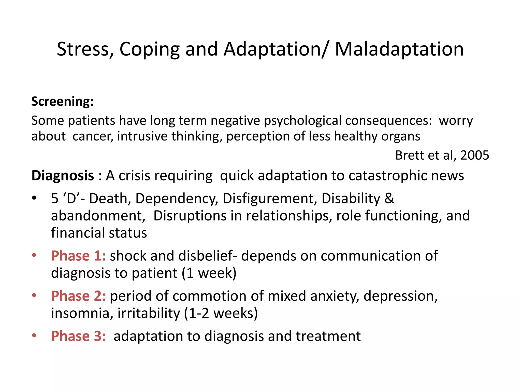Psycho-oncology | PPTX