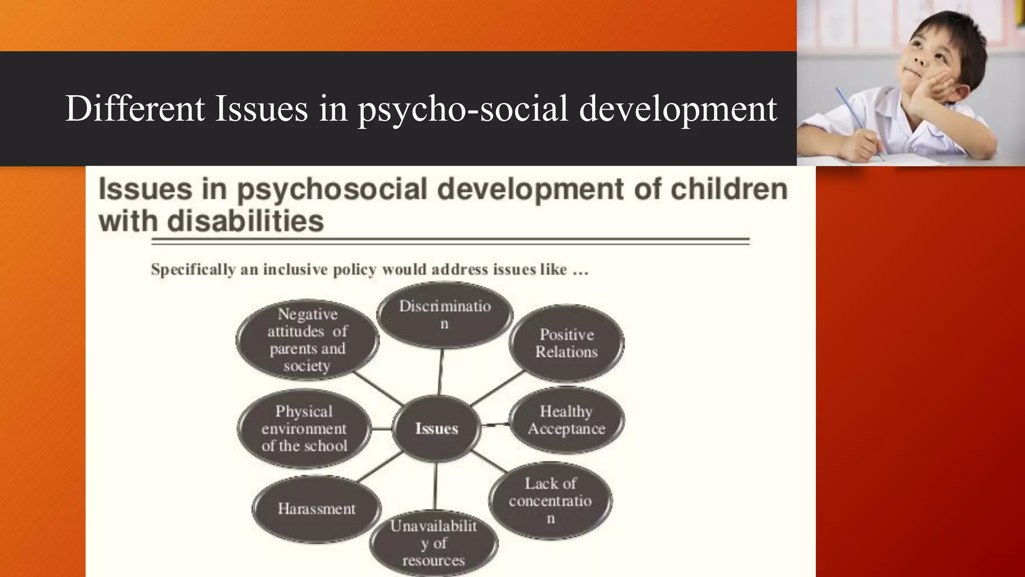Psycho social problems of children with learning disability | PPT