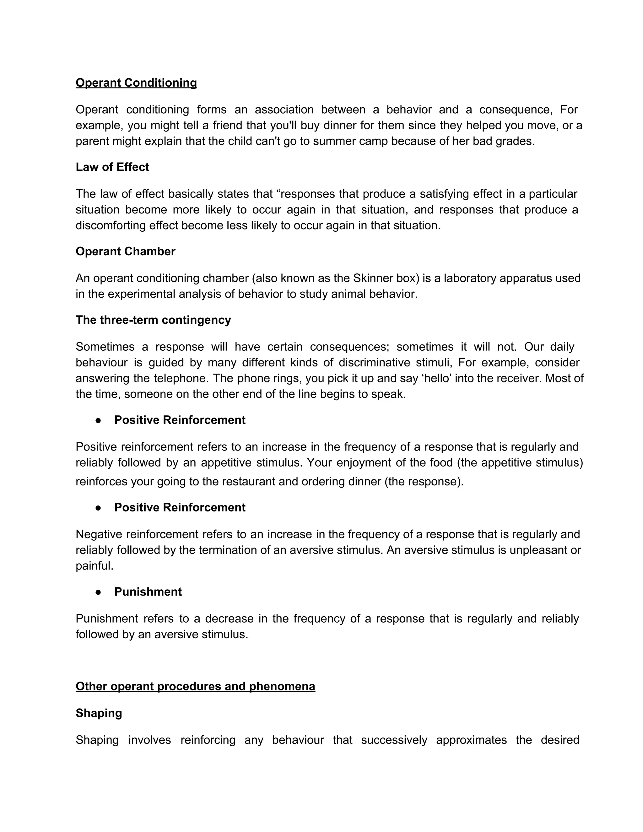 Psychology Assignment Learning & Memory | PDF