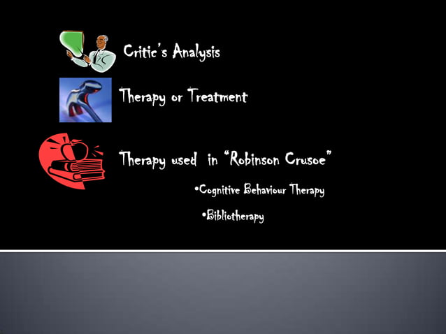Psychoanalitic study of robinson crusoe | PPTX