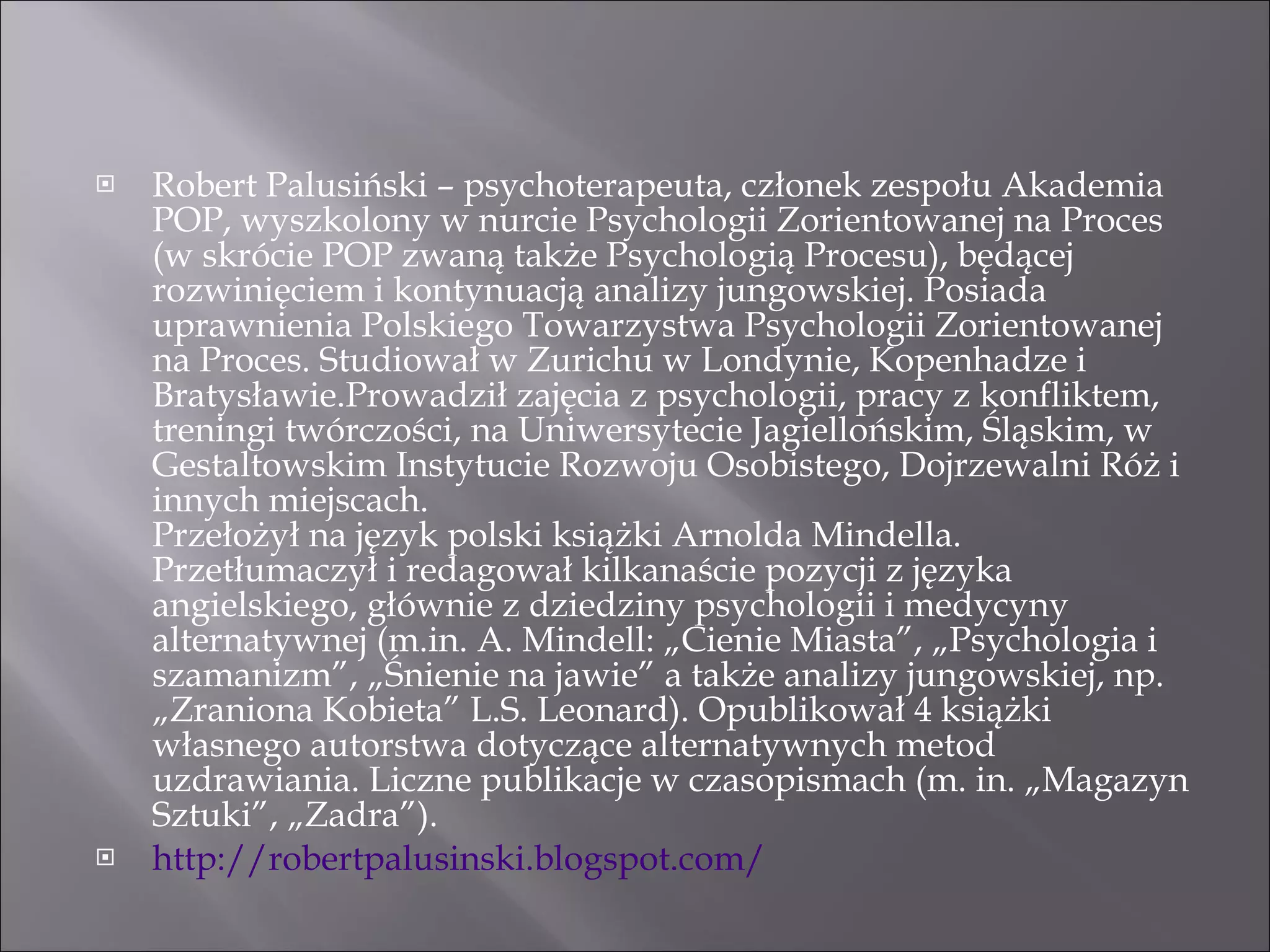 Psychoanaliza.blogi naukowe | PPT