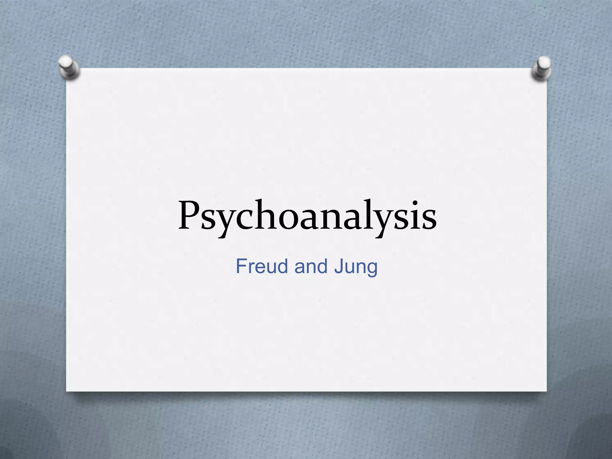 Psychoanalysis | PPTX