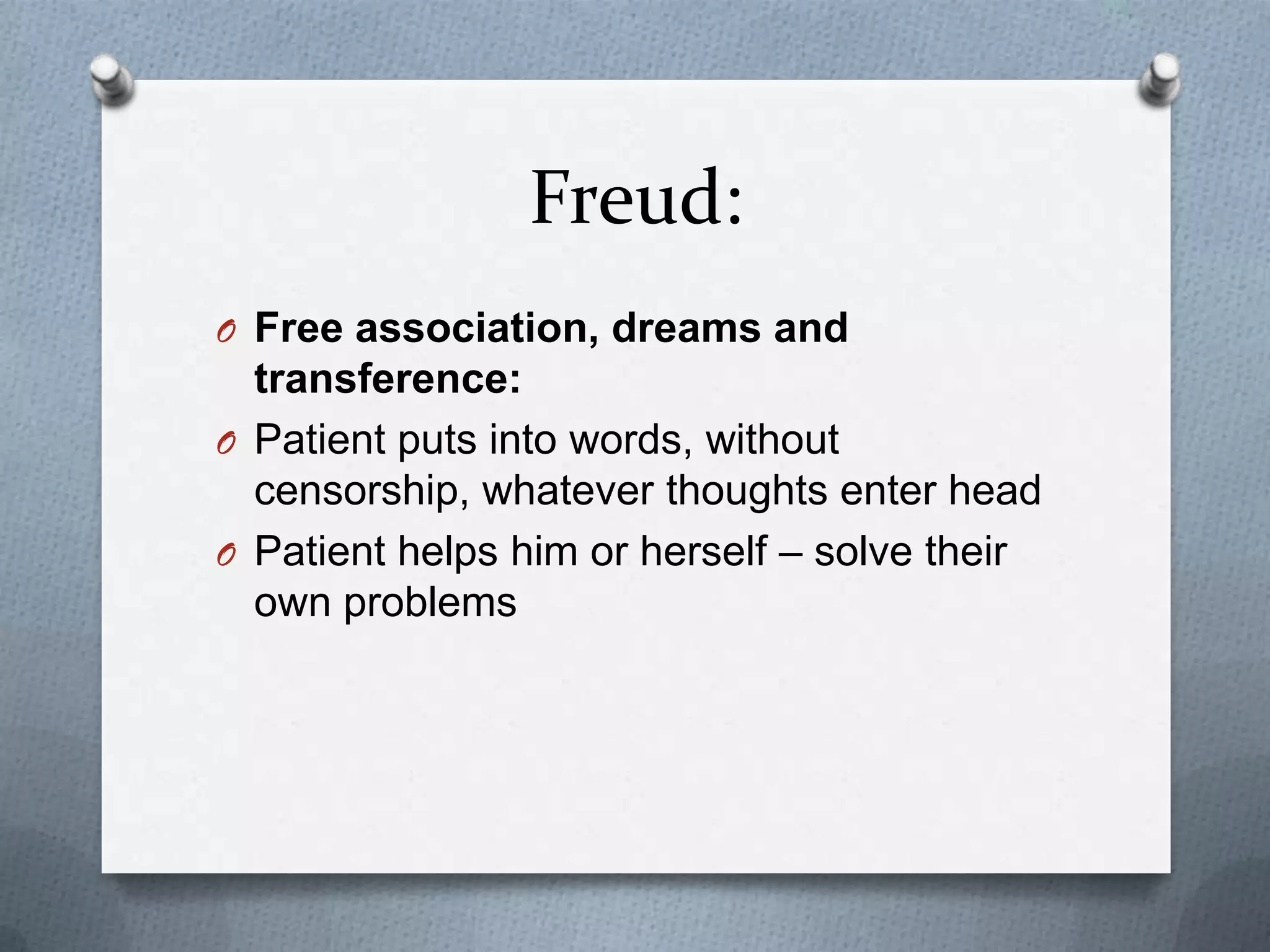 Psychoanalysis | PPTX