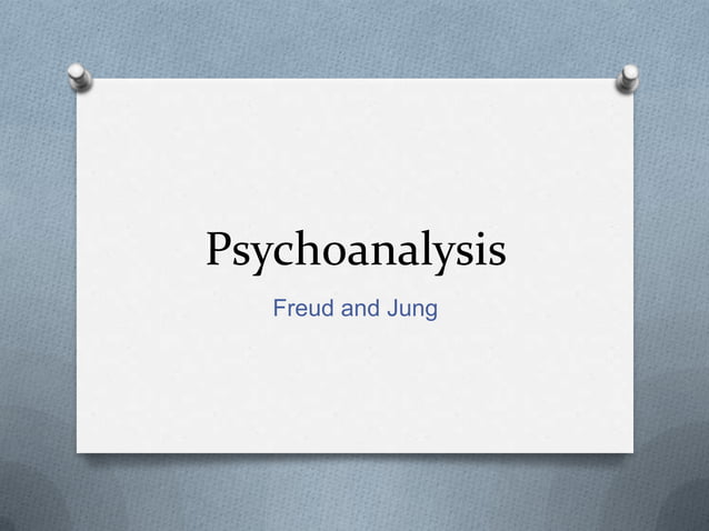Psychoanalysis | PPTX