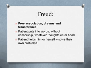 Psychoanalysis | PPTX