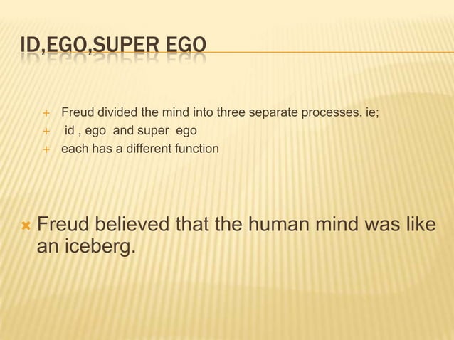 Psycho analysis | PPTX