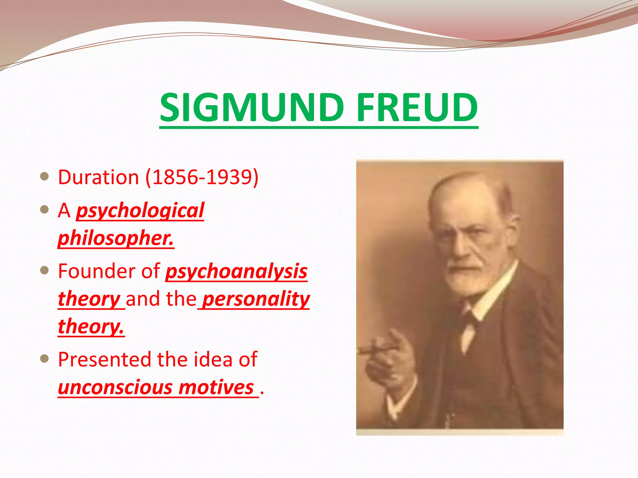 Psychoanalysis by Sigmund Freud | PPTX