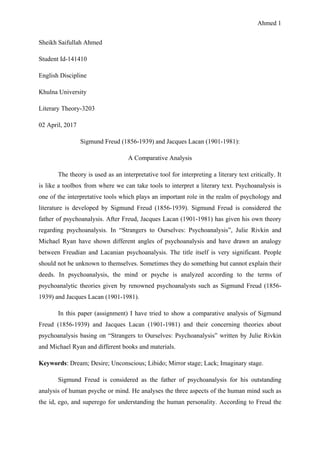 Psychoanalysis | PDF