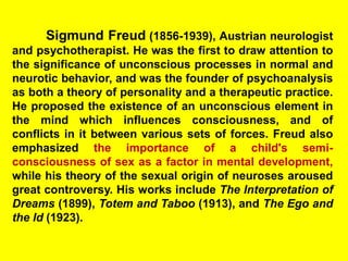 Psychoanalysis by S.Lakshmanan Psychologist | PPT