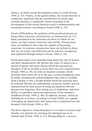 Psychoanalysis Freuds Revolutionary Approach to Human Personal.docx