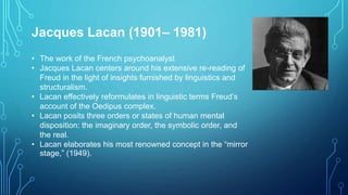 Psychoanalysis theory | PPTX