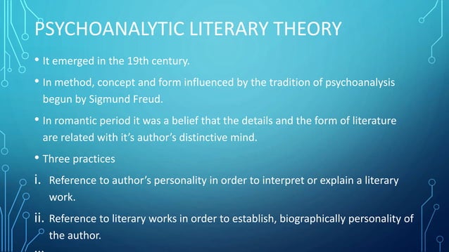 Psychoanalysis theory | PPTX