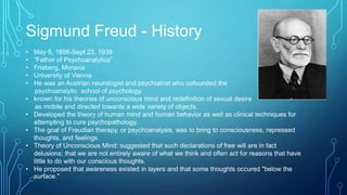 Psychoanalysis theory | PPTX