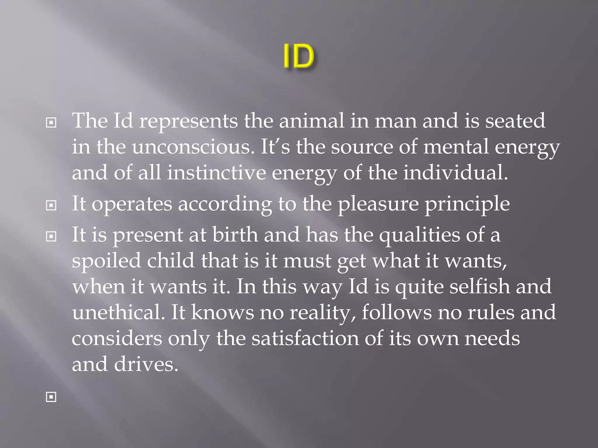 PSYCHOANALYSIS THEORY BY SIGMUND FREUD | PPTX