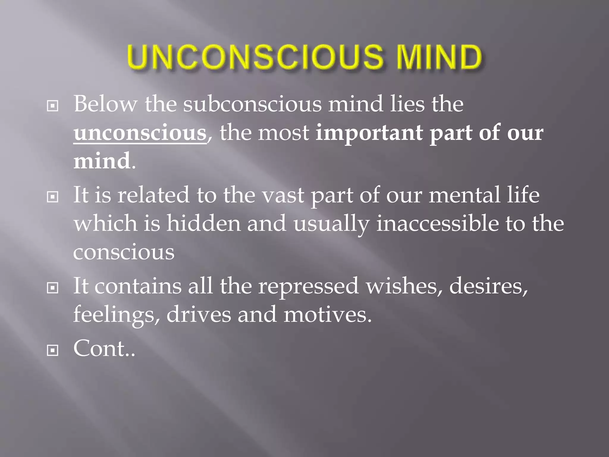 Psychoanalysis Theory By Sigmund Freud Pptx