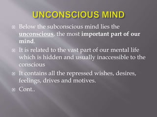 PSYCHOANALYSIS THEORY BY SIGMUND FREUD | PPTX