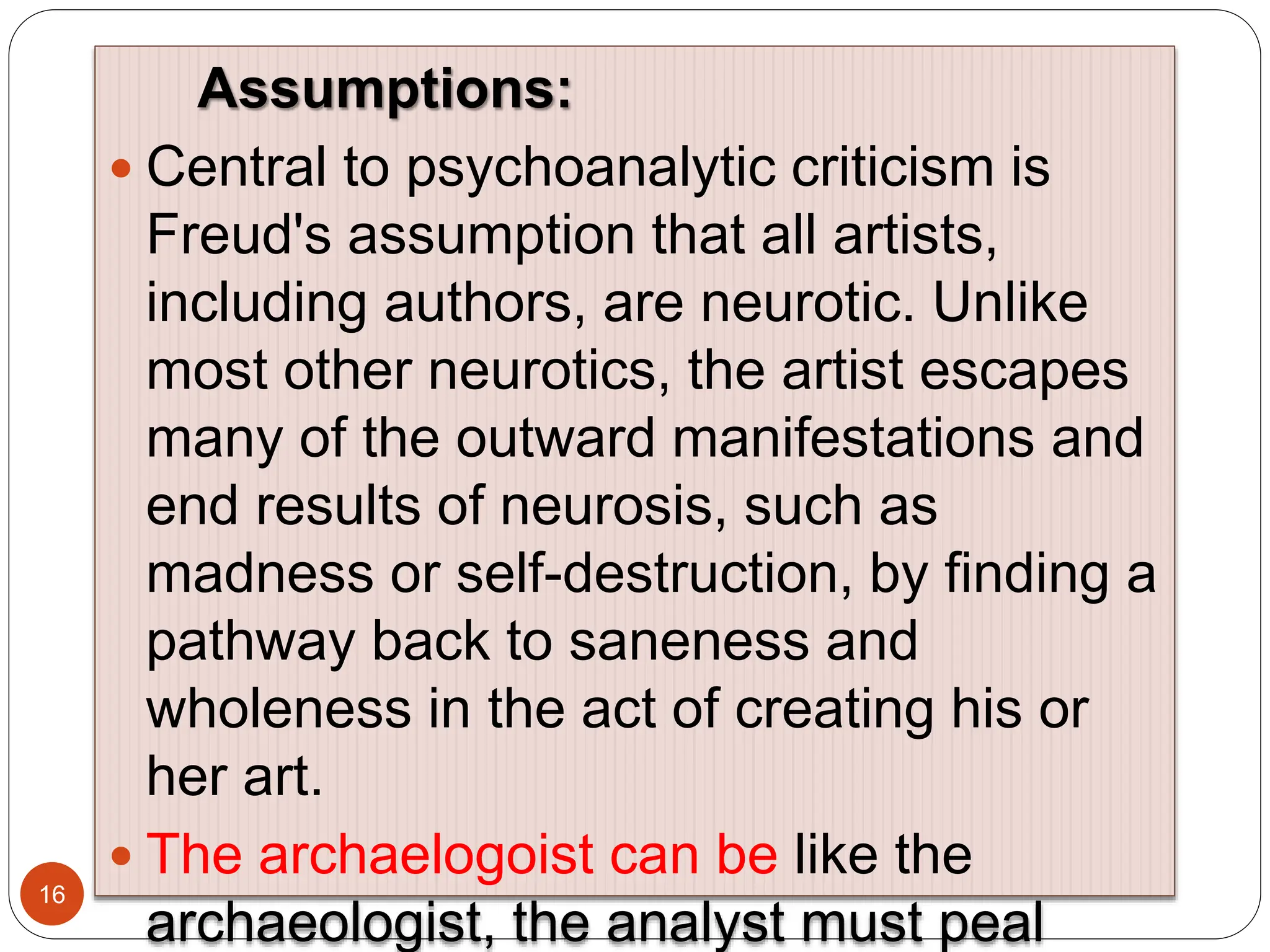 Psychoanalytic-Criticism LITERARY CRITICISM | PPTX