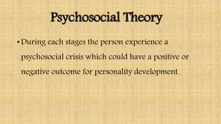 Psychoanalytical and psycho-social development theories | PPT