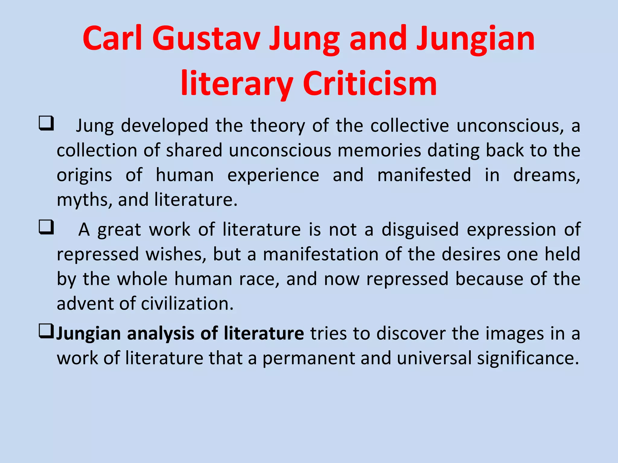 Psychoanalytical criticism | PPT
