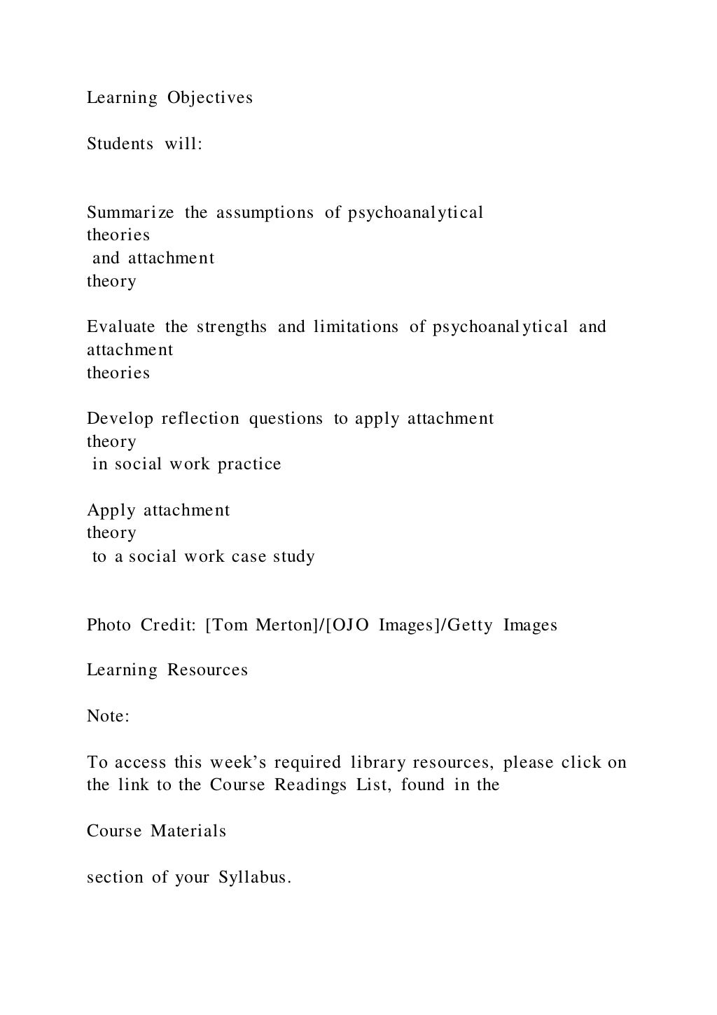 Psychoanalytical Theories And Attachment Theorypsychodynamic Pdf