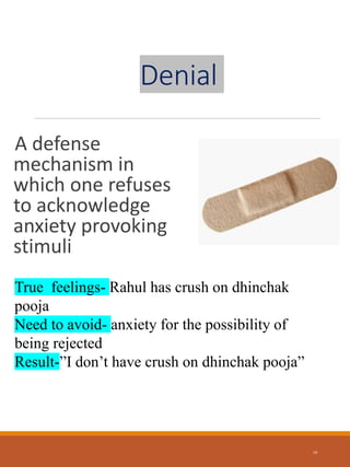 Psychoanalytical theory and defense mechanism.ppt