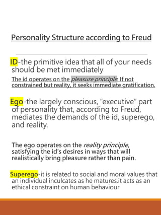 Psychoanalytical theory and defense mechanism.ppt