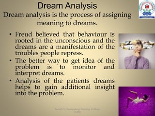 Psychoanalytical therapy | PPTX