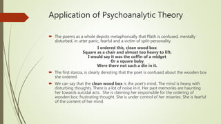 Psychoanalytic analysis | PPT