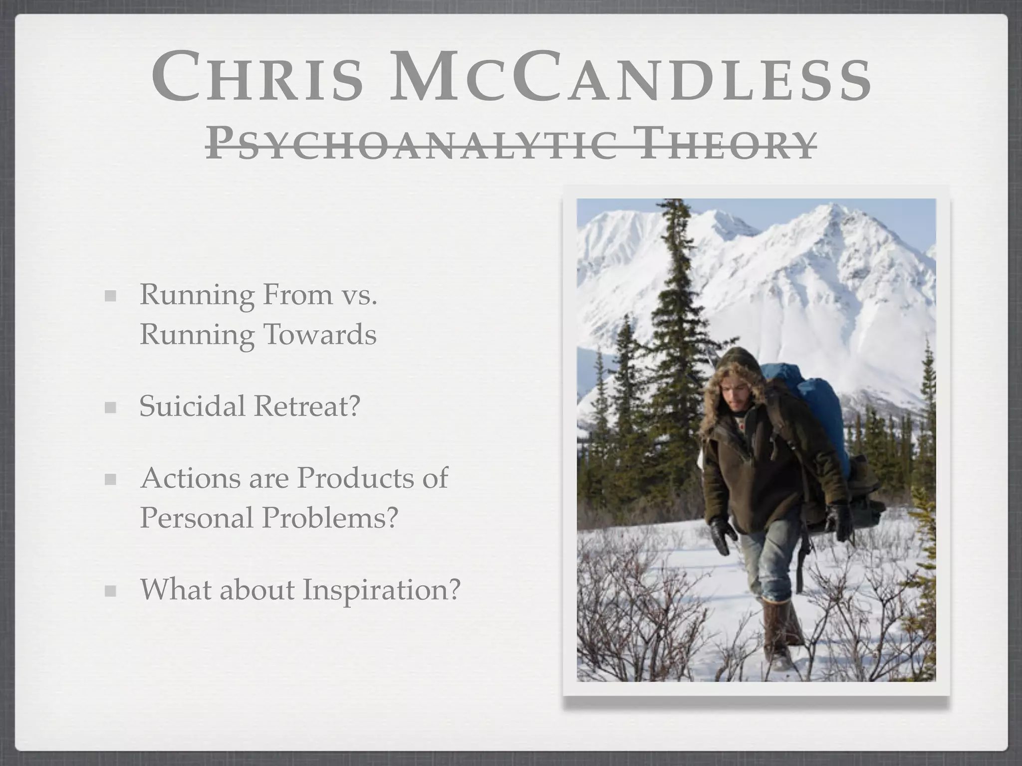 Into the Wild: A Critical Analysis | PDF