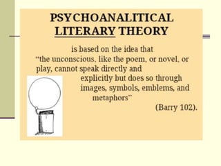 Psychoanalytic criticism - cpb-ca-c1.wpmucdn.ppt