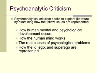 Psychoanalytic criticism - cpb-ca-c1.wpmucdn.ppt