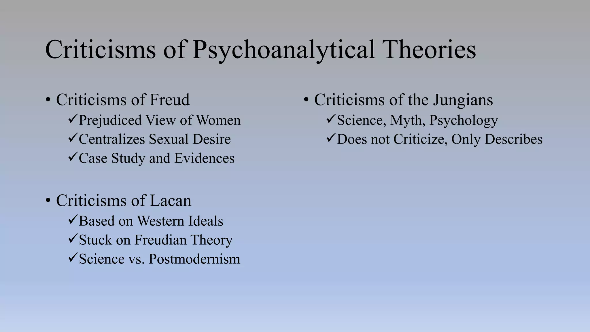 Psychoanalytic literary theory | PPTX