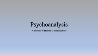 Psychoanalytic literary theory | PPTX