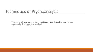 Psychoanalytic psychotherapy | PPTX