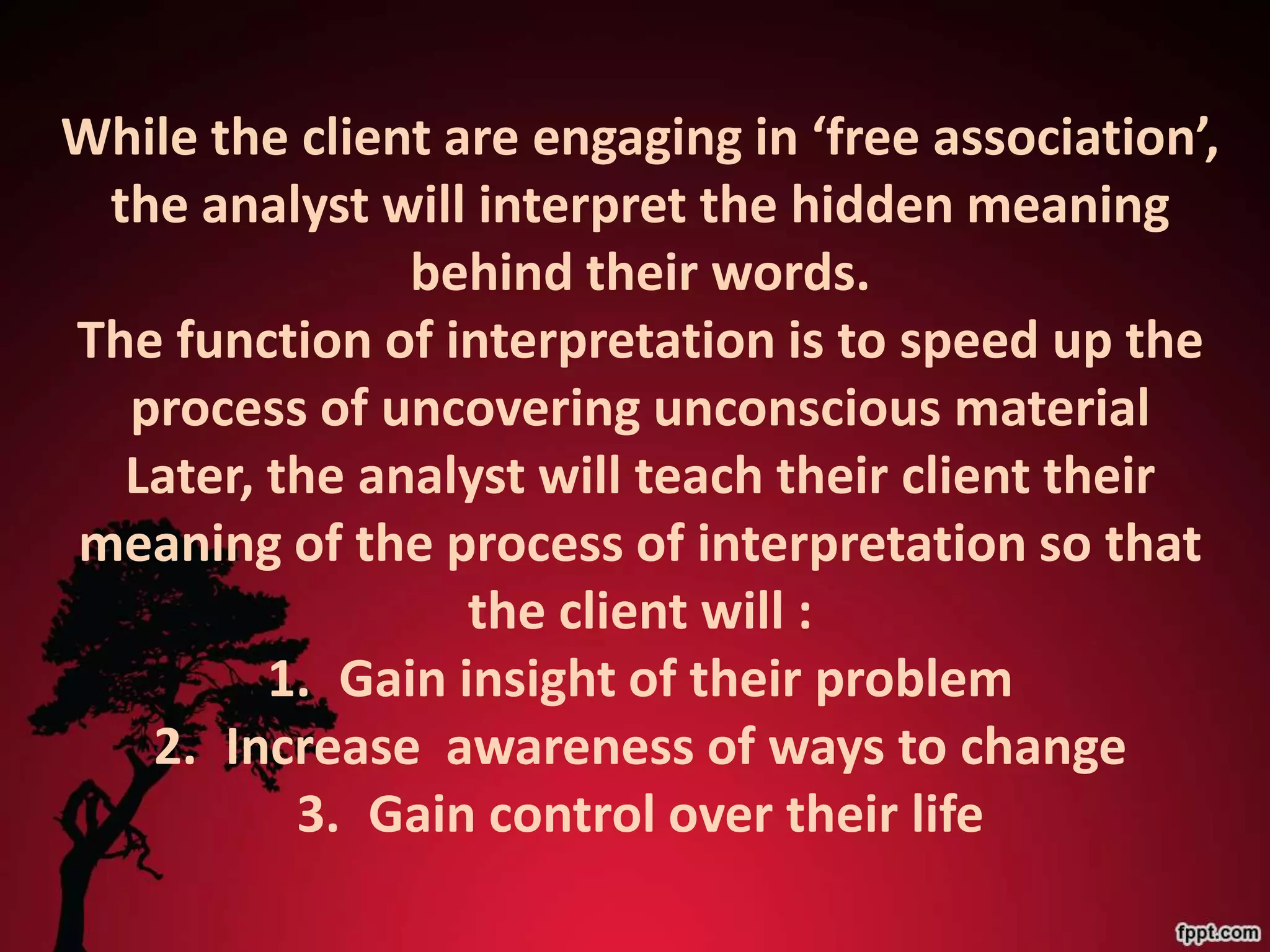 Ppt Psychoanalytic Theory Sigmund Freud | PPTX