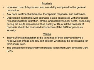 psycho cutaneous disorders seen in dermatology | PPTX