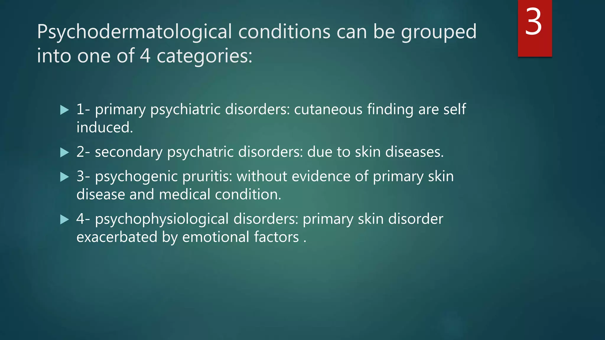 Psychocutaneous diseases kopie | PPTX