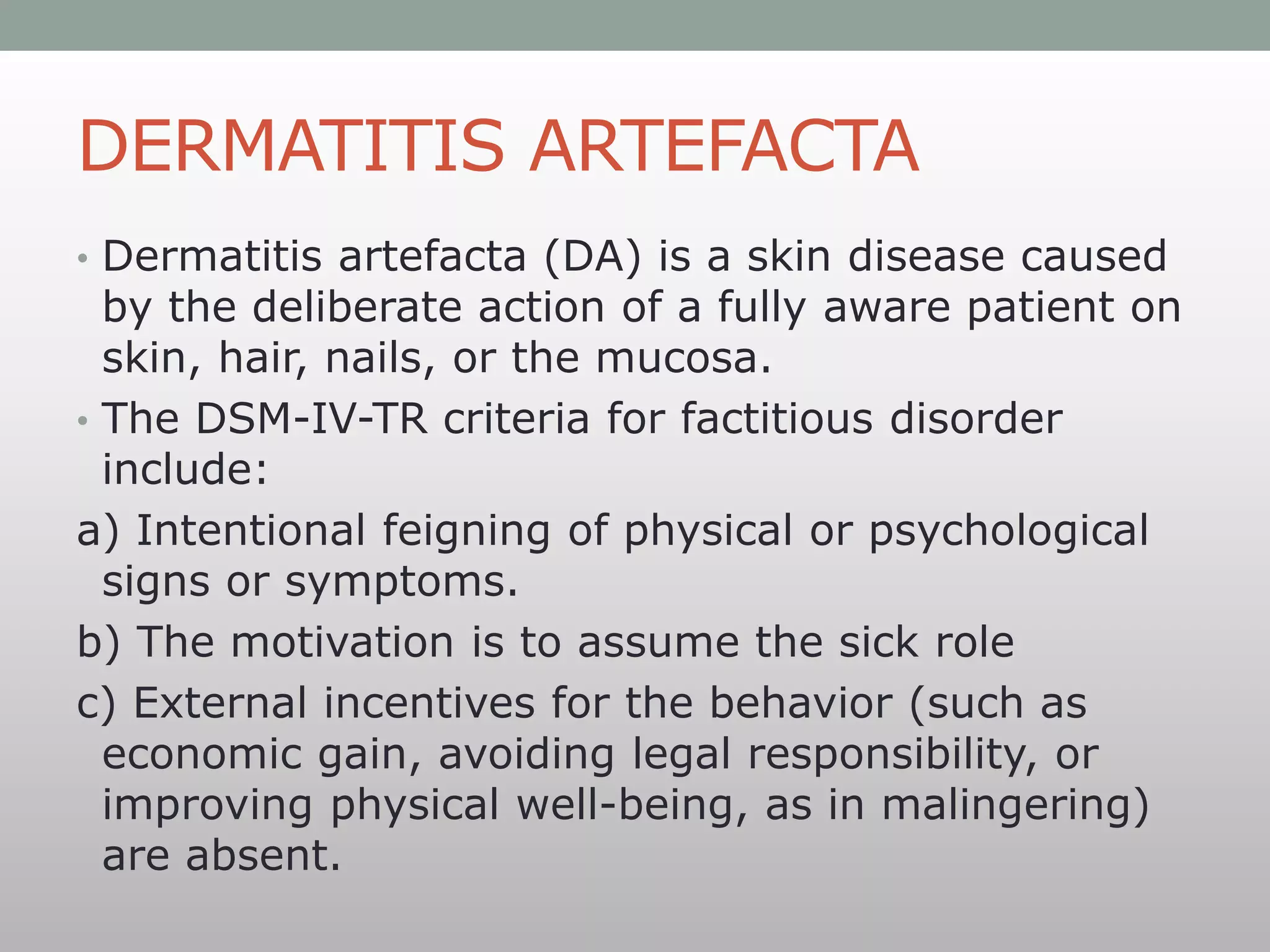 Psychodermatology | PPTX