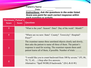 Psychodiagnostics procedure and techniques. | PPTX