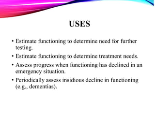 Psychodiagnostics procedure and techniques. | PPTX