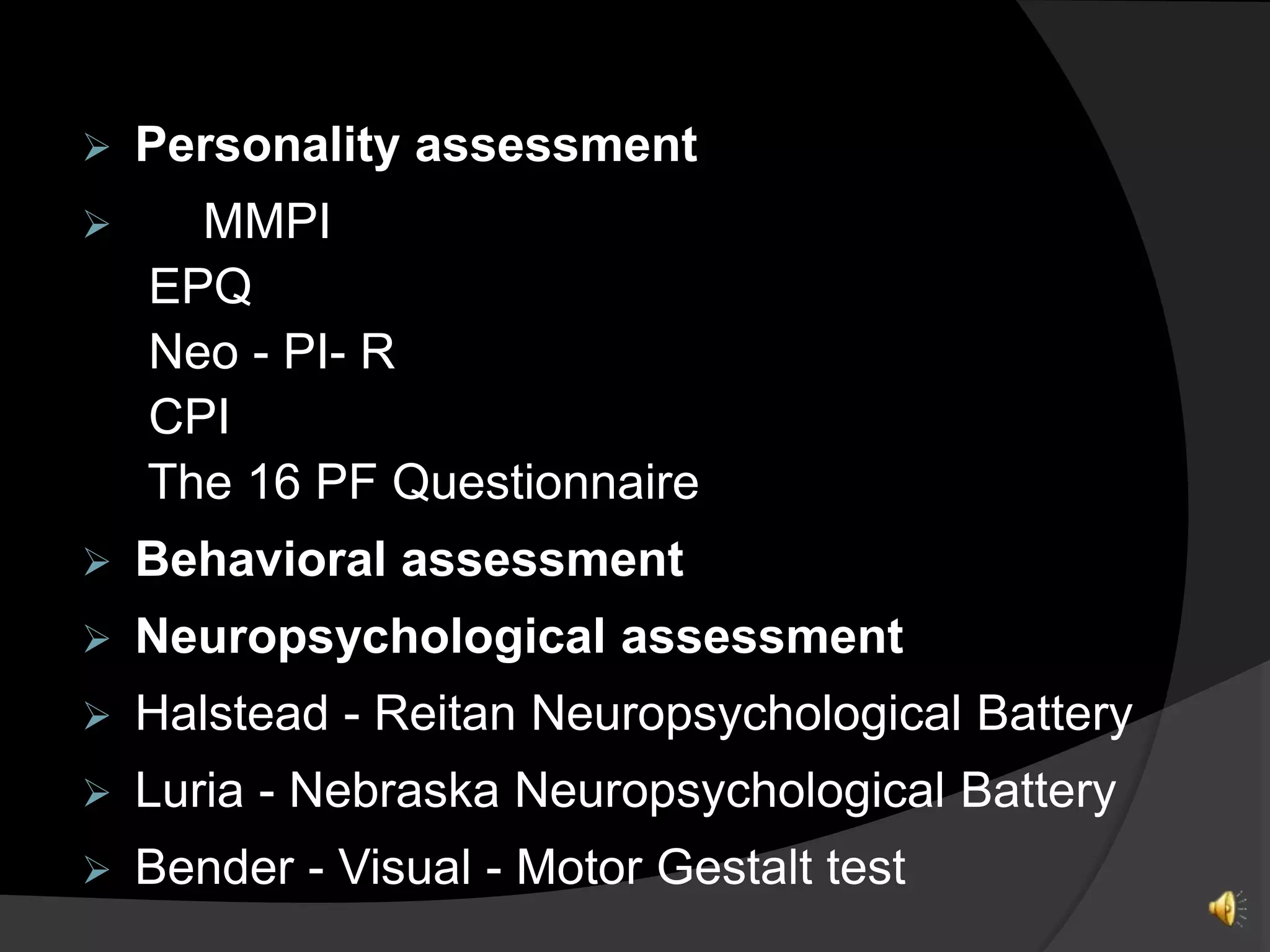 Psychodiagnostic technique | PPTX