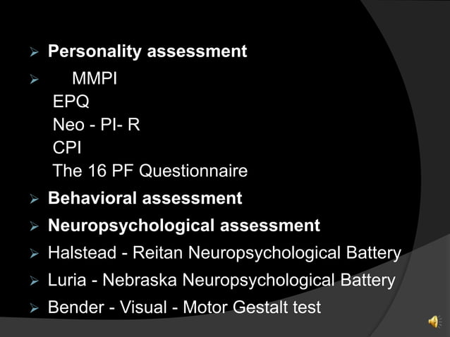 Psychodiagnostic technique | PPTX | Mental Health | Diseases and Conditions