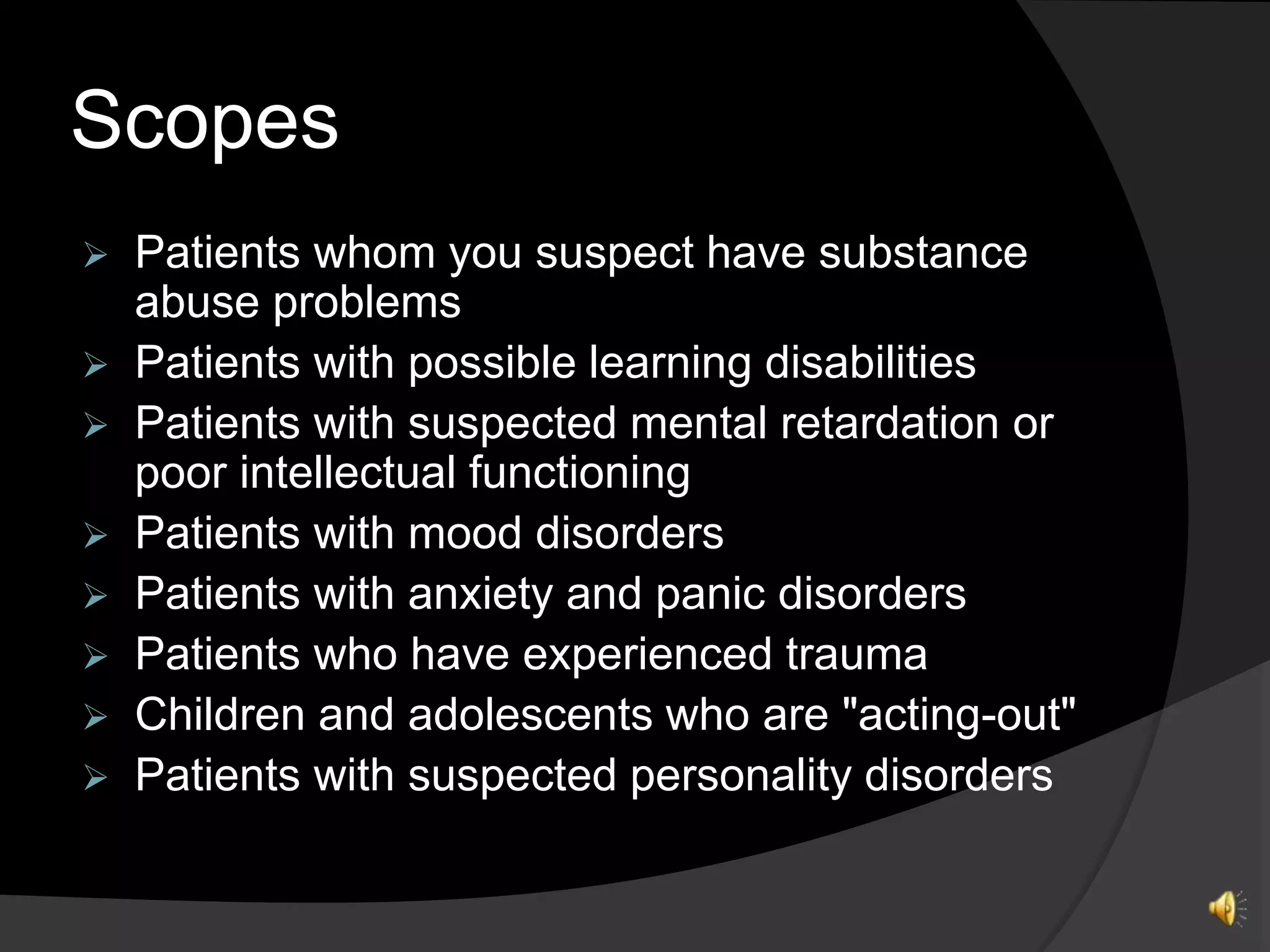 Psychodiagnostic technique | PPTX