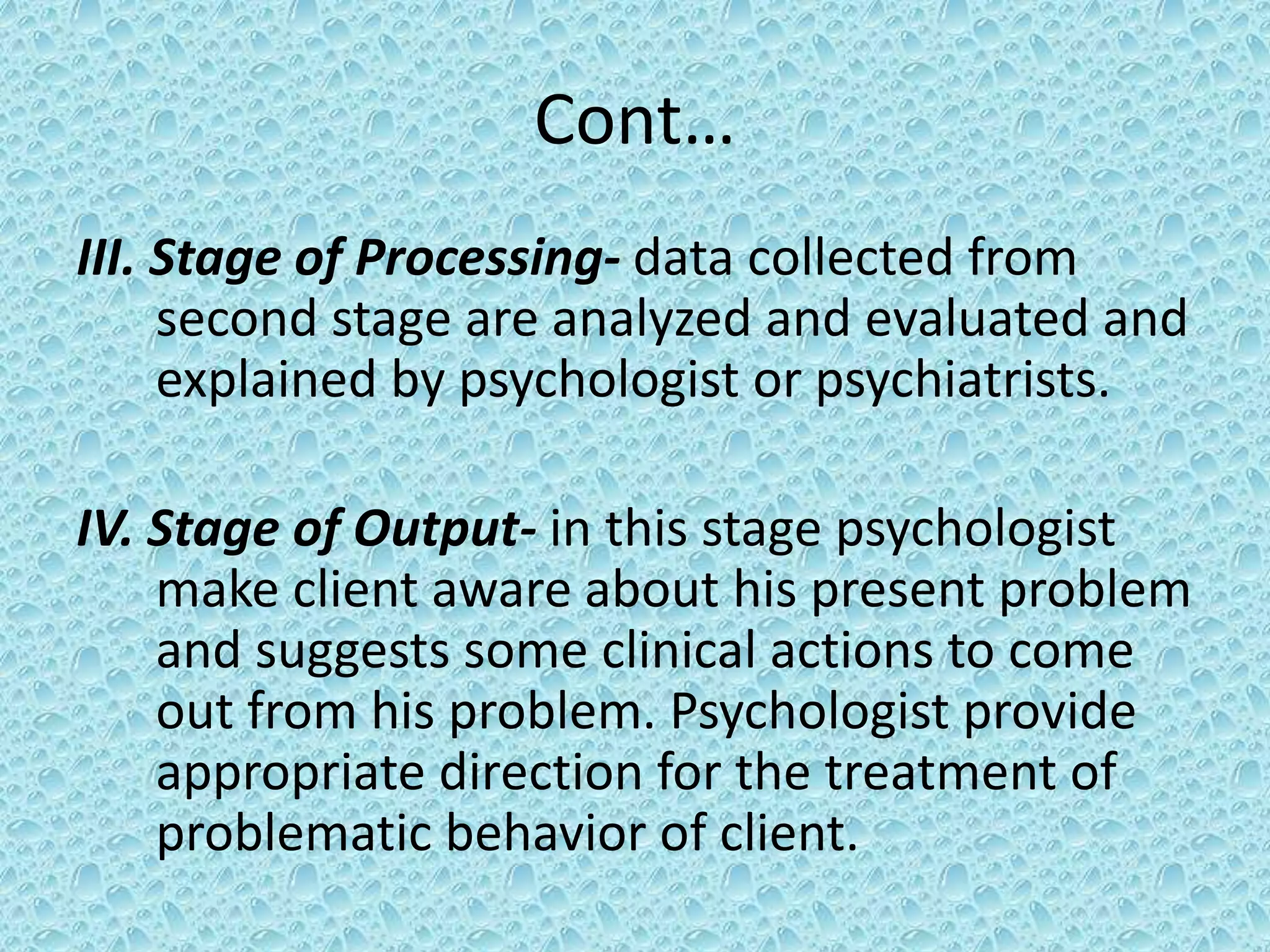 Psychodiagnostic technique[1] | PPTX