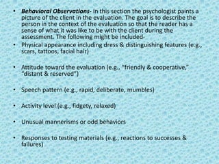 Psychodiagnostic technique[1] | PPTX