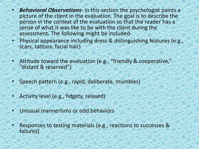 Psychodiagnostic technique[1] | PPTX