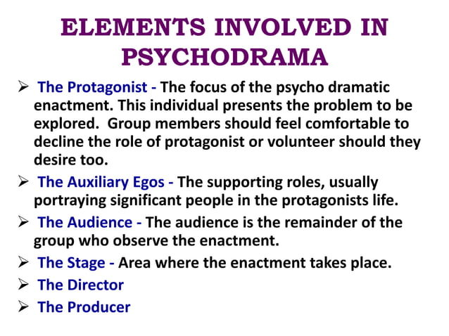 PSYCHODRAMA | PPTX